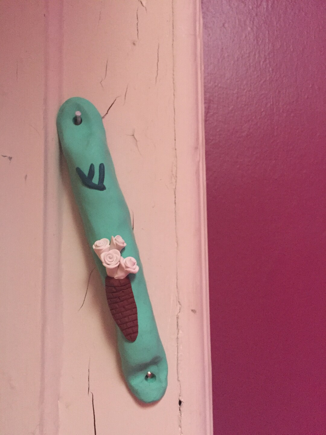 Basket of White Roses Mezuzah Case - Etsy