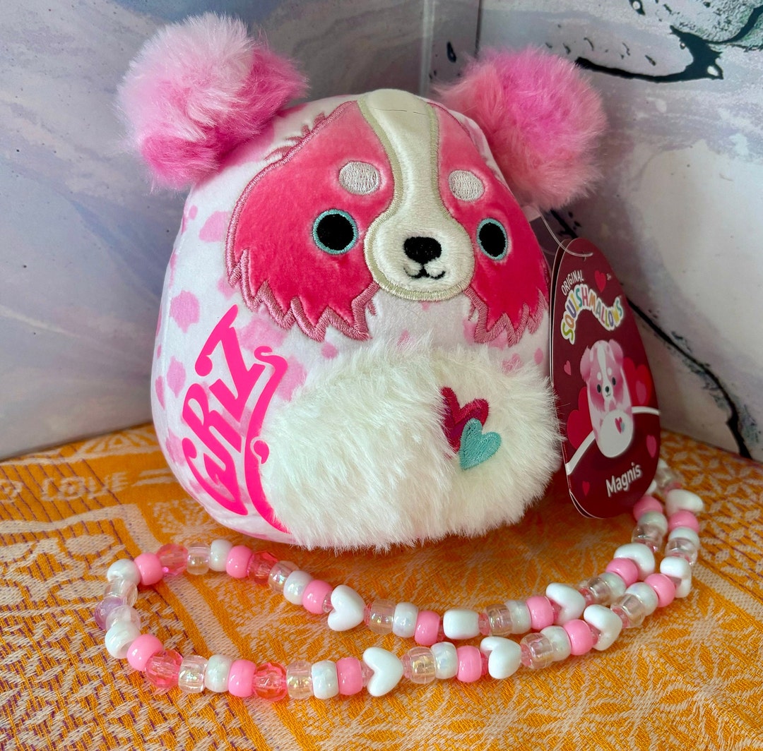 Custom Griz DJ Kandi Squish Mallow 5 in / Clip-on Australian Shepherd ...