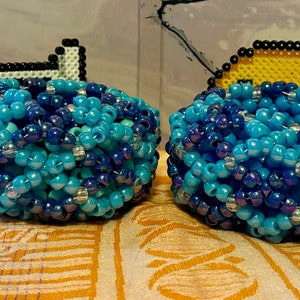 Jake & Finn BFF Set Epic 3D Perler Kandi Cuff / Adventure Time Cuffs - Etsy