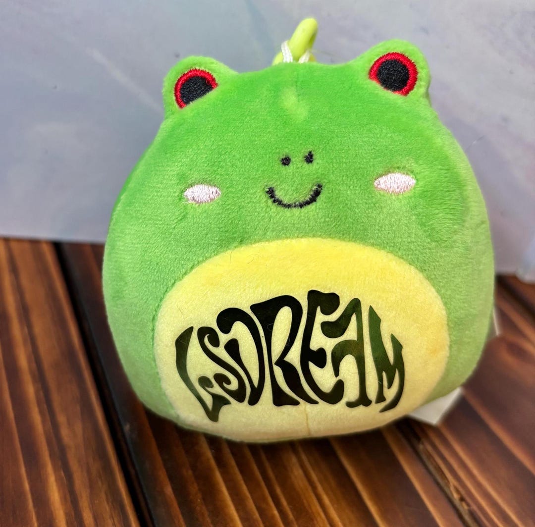 Custom DJ Lsdream Squish Mallow Clip-on Keychain Squish, Frog - Etsy