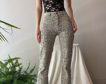 Snake Skin Pants - Etsy