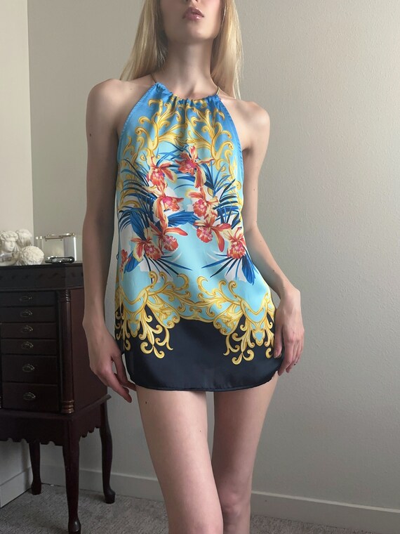 vintage 90s satin baroque - Gem