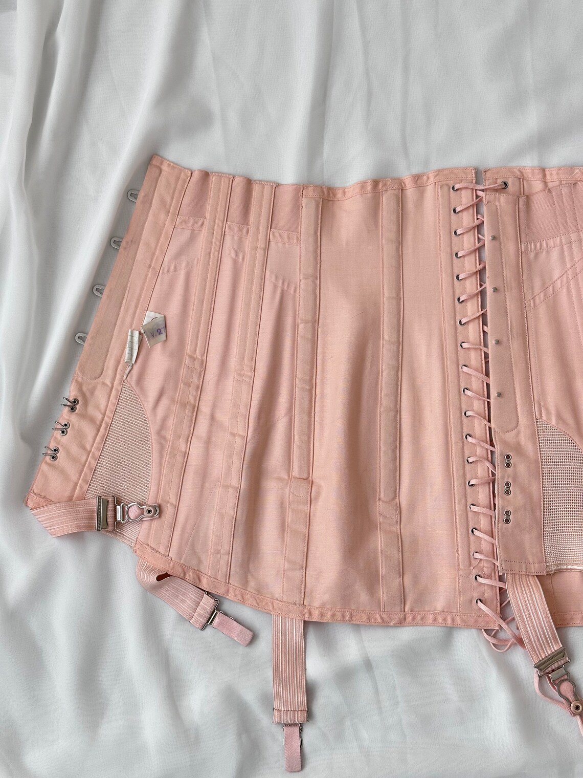 Vintage 40s Pink Corset Skirt, Size XXS #10156 - Etsy
