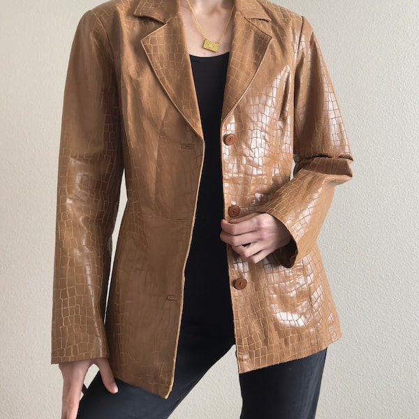 Crocodile Skin Jacket - Etsy