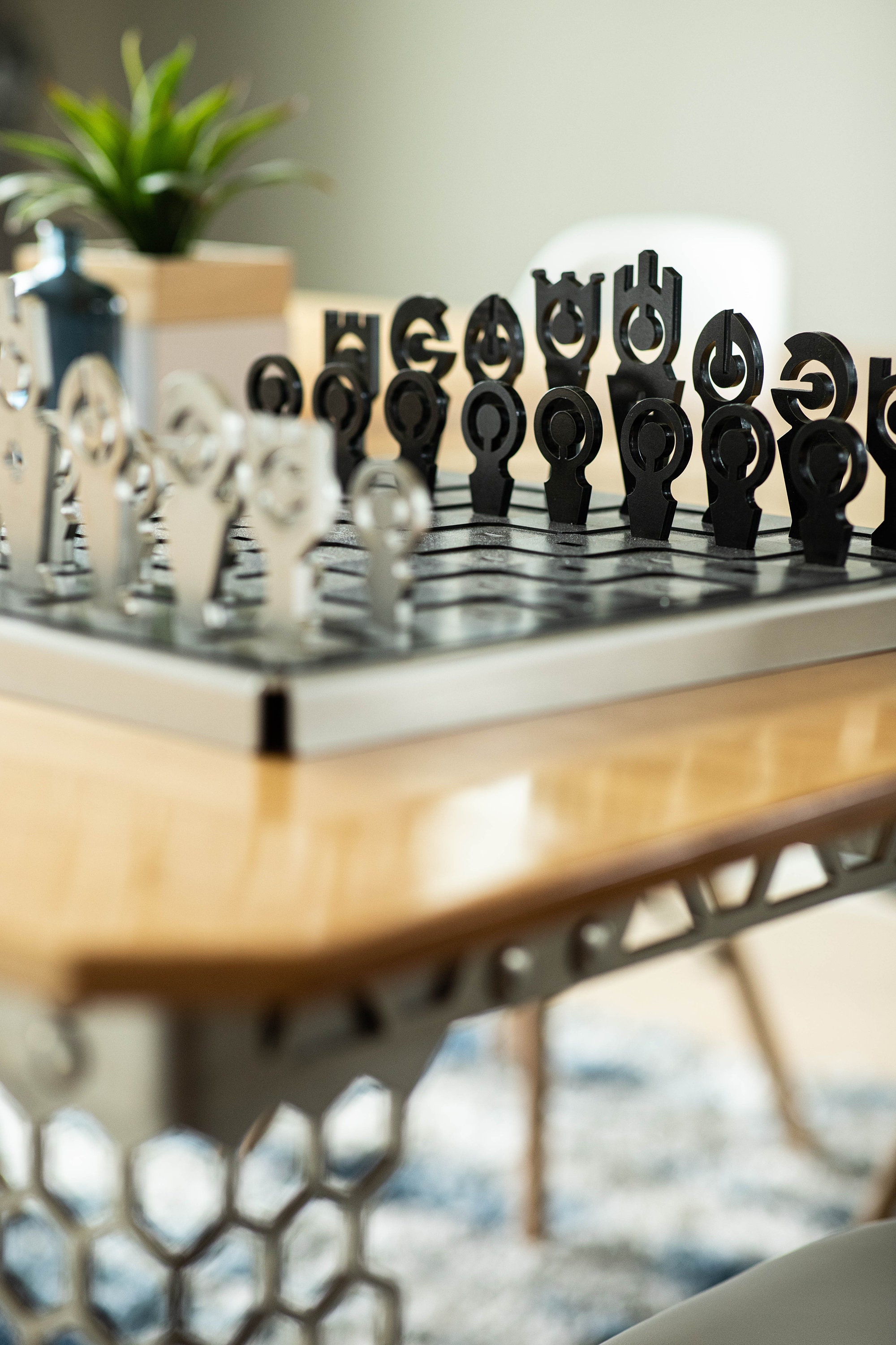 Metal Chess Set Stainless Steel / Carbon Steel / Aluminum / Artistic ...