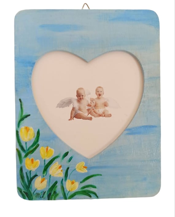 Handmade Wooden Photo Frame With Personalized Photo Made in - Etsy