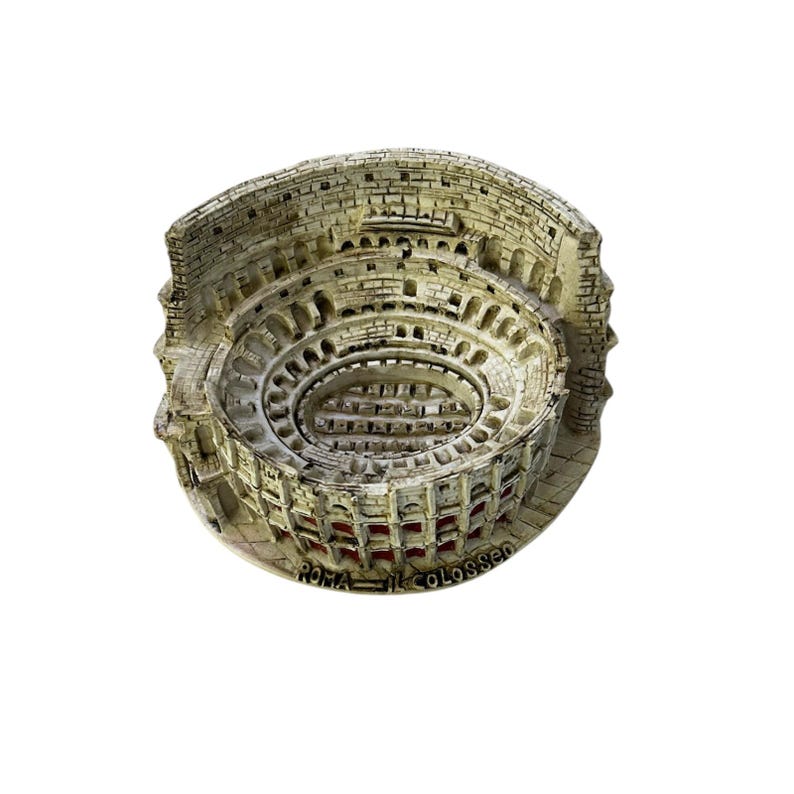 Colosseum Resin Statue Rome Hand Painted in Italy 16cm - Etsy
