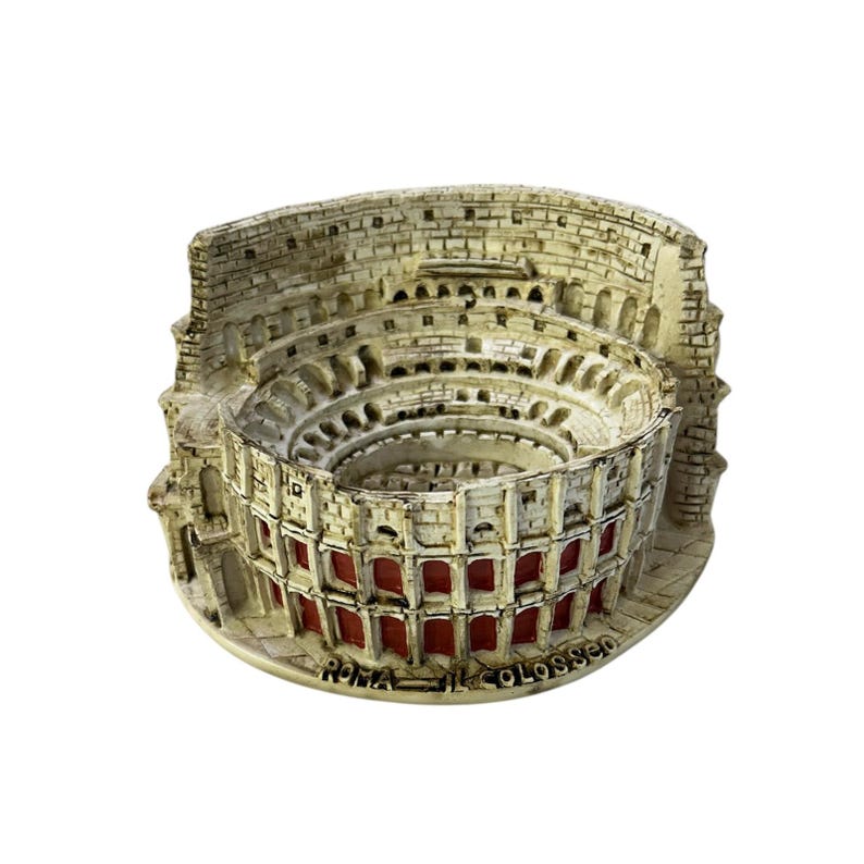 Colosseum Resin Statue Rome Hand Painted in Italy 16cm - Etsy