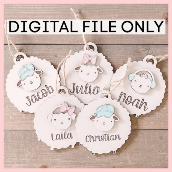 Laser File Sheep - Etsy