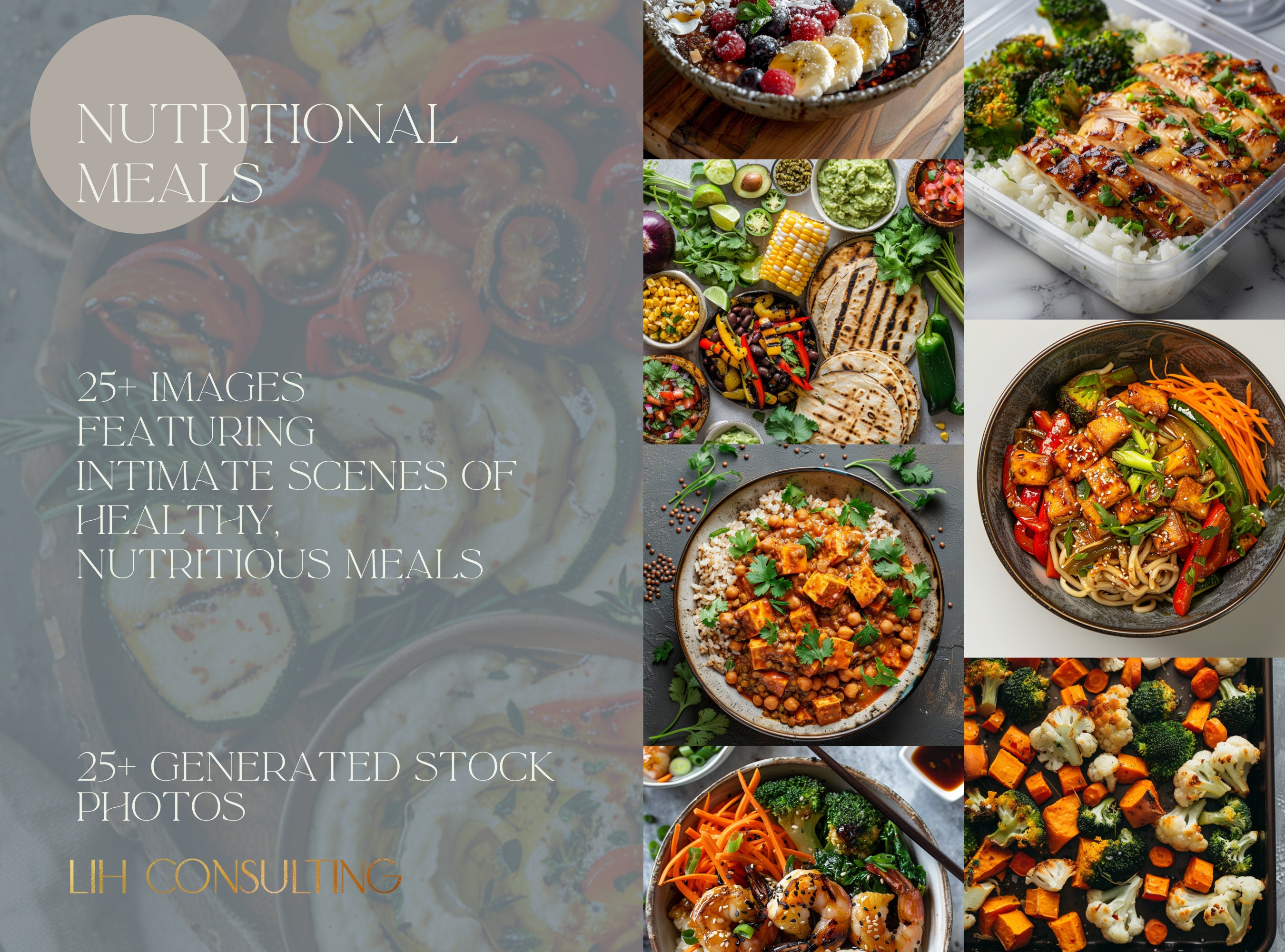 Nutritional Meal Stock Photo Pack: Healthy Food Photography - Etsy