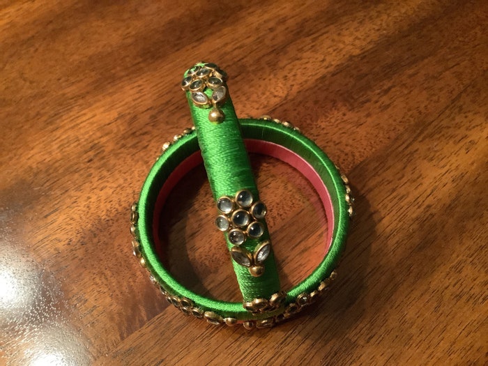 Flower Bangle - Etsy