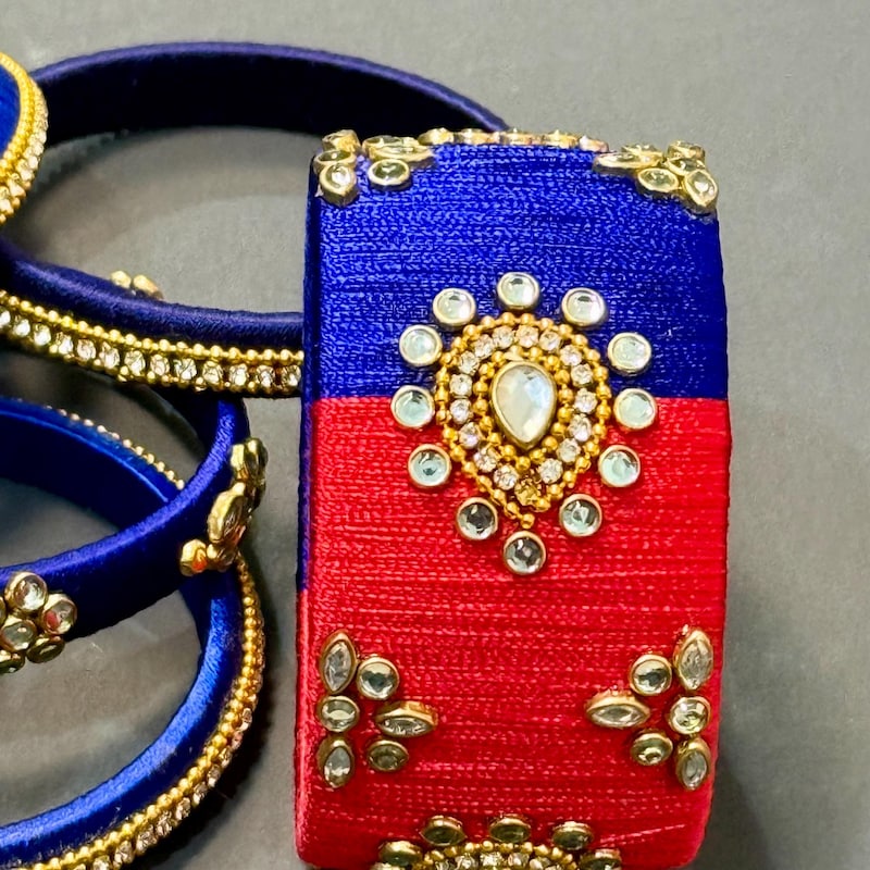 Thread Bangles Stones - Etsy