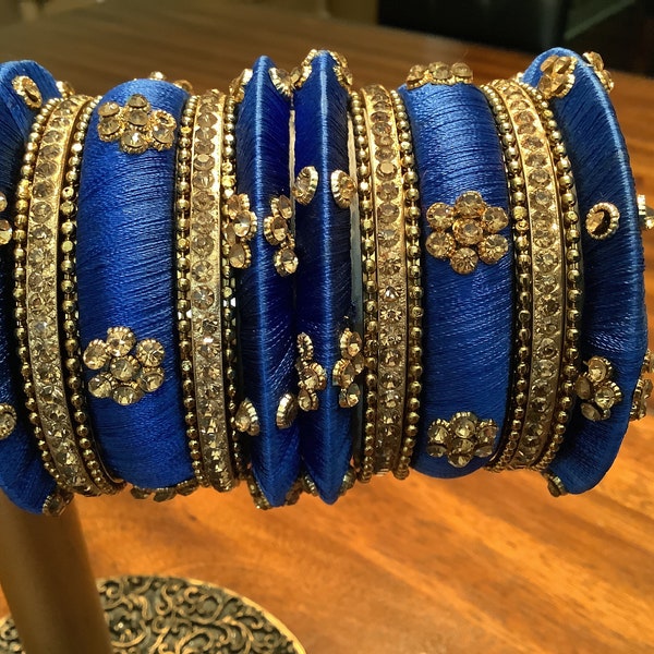 Royal Blue Bangle - Etsy