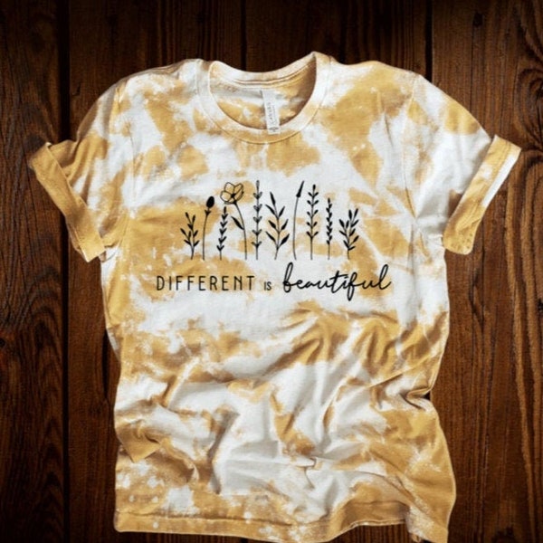 Bleached Tshirt - Etsy