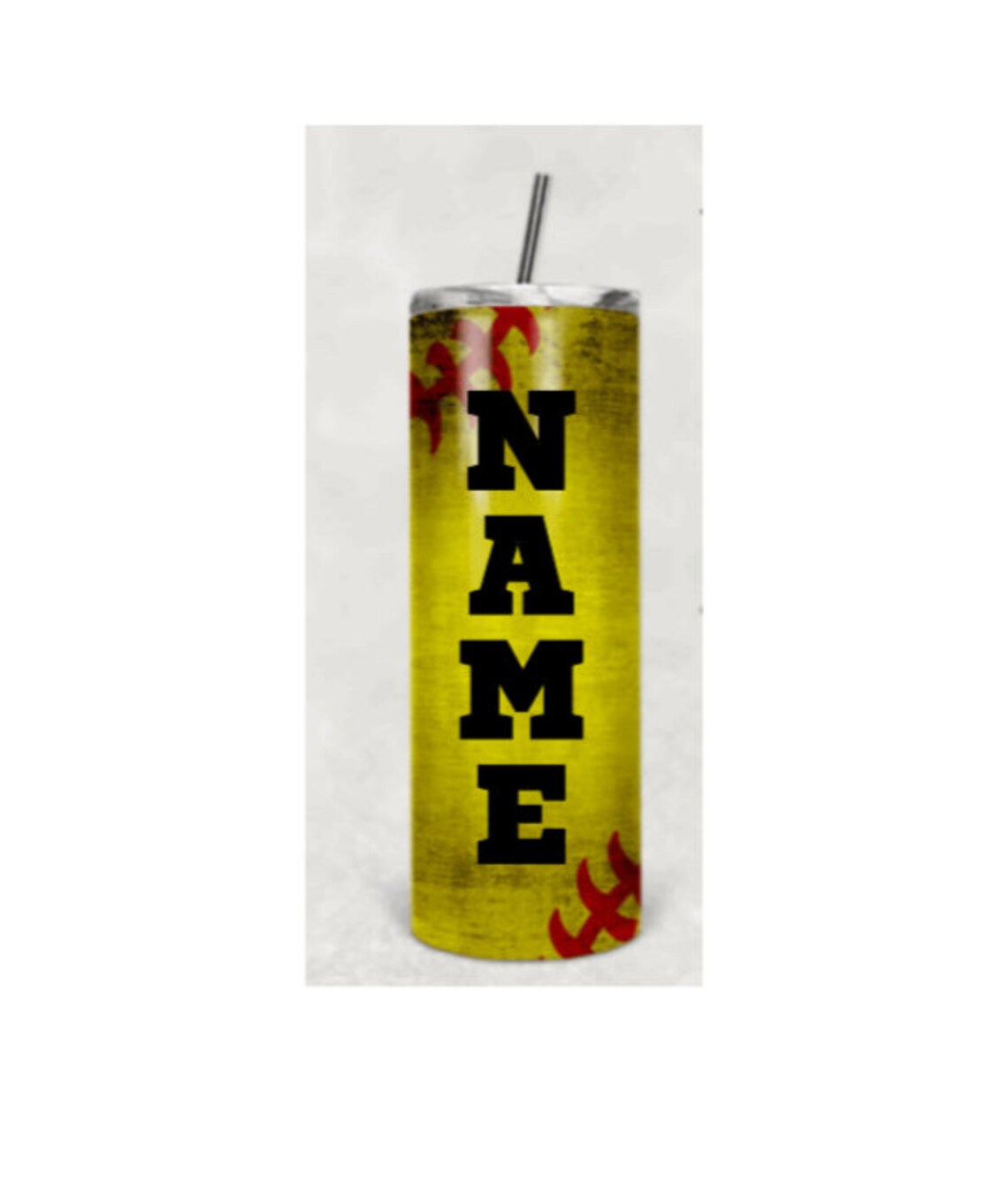 Personalized Softball Tumbler. Custom Made Softball Cup. Custom Made ...