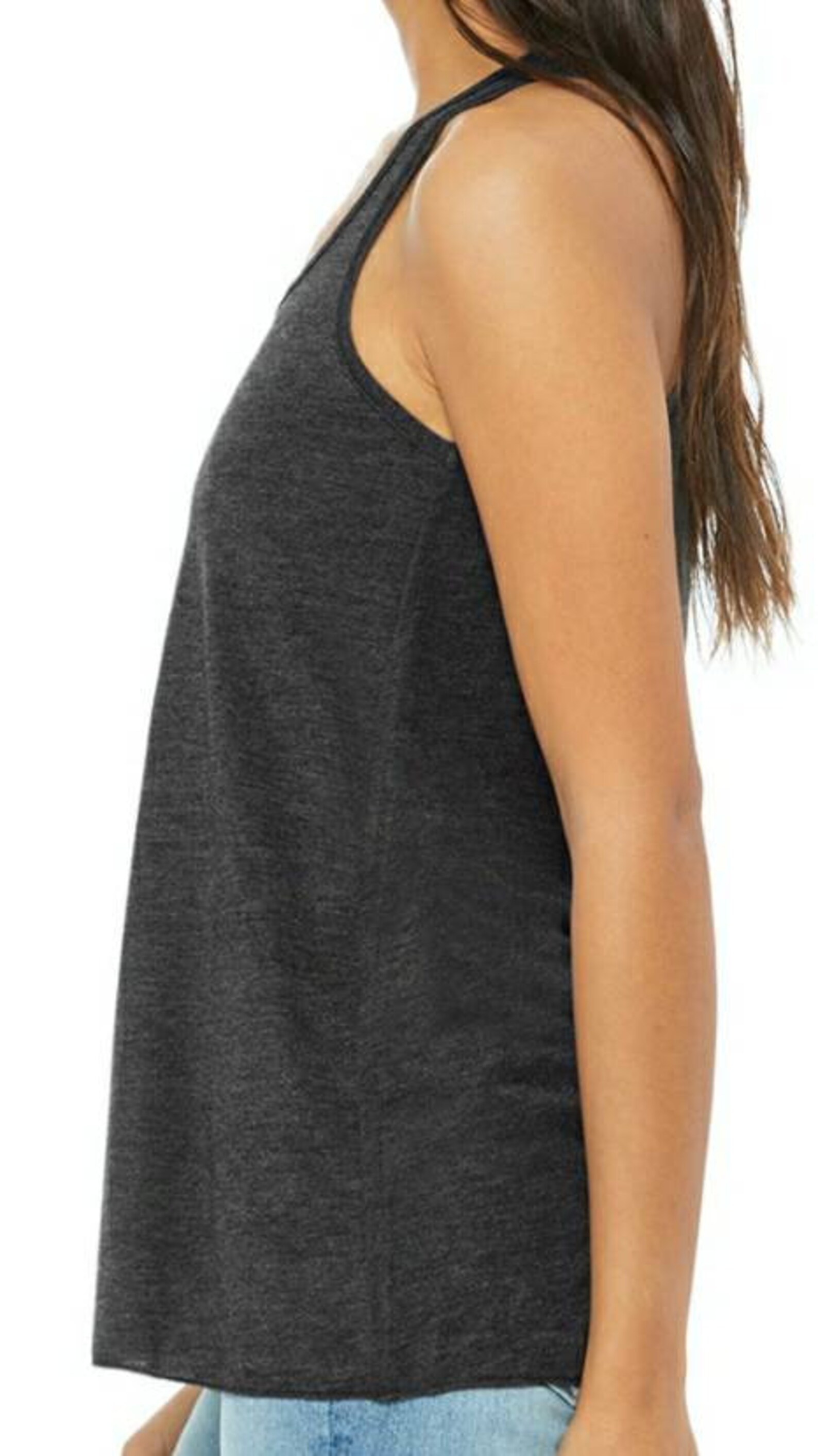 Distressed Thin Blue Line Flag. Police Tank Top. Womens TBL. - Etsy