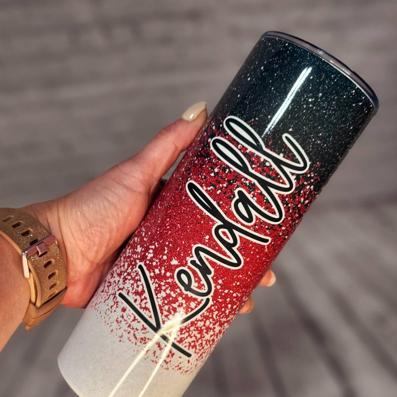 Personalized Red Tumblers - Etsy