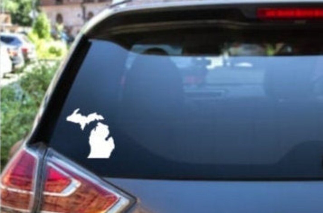 Michigan Car Decal. Choose From 8 Colors. Michigan Mitten Decal. - Etsy