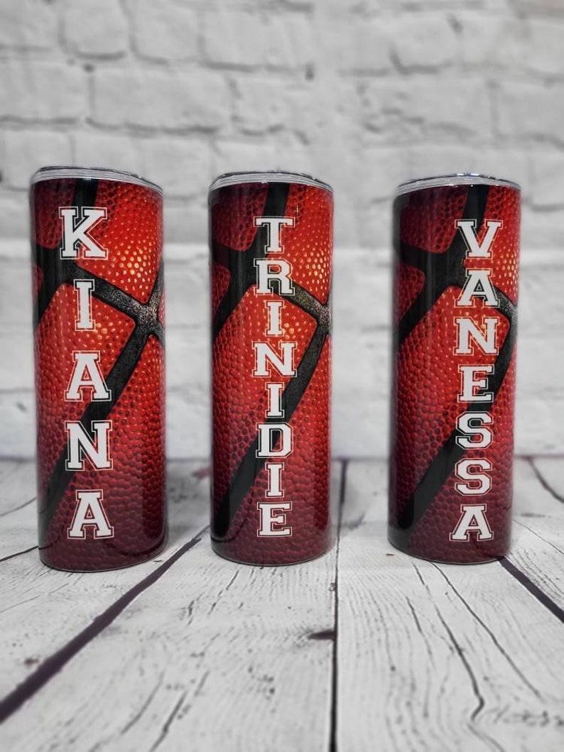 Personalized Basketball Tumbler. Custom Made Basketball Cup. Custom Cup ...