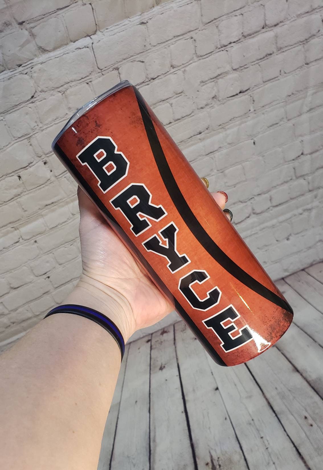 Personalized Basketball Tumbler. Custom Made Basketball Cup. | Etsy