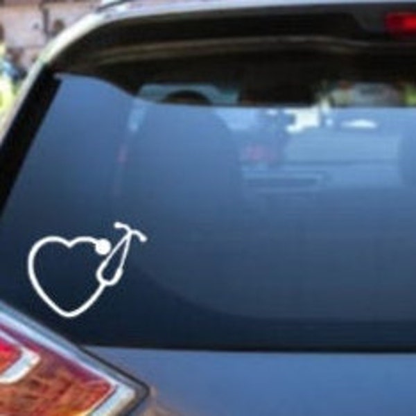 Stethoscope Car Decal - Etsy