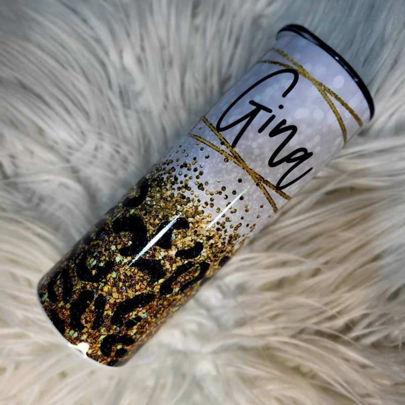 Leopard Print Tumbler - Etsy