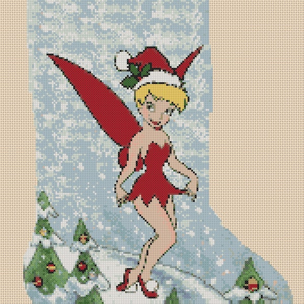 Tinkerbell Cross Stitch Pattern - Etsy
