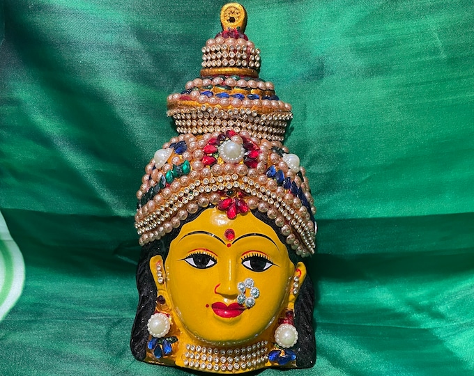 Indian Lakshmi 8 Face/ Gowri Face/ Devi Pooja/ Goddess Face ...