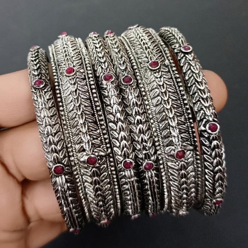 Oxidized Bangles - Etsy
