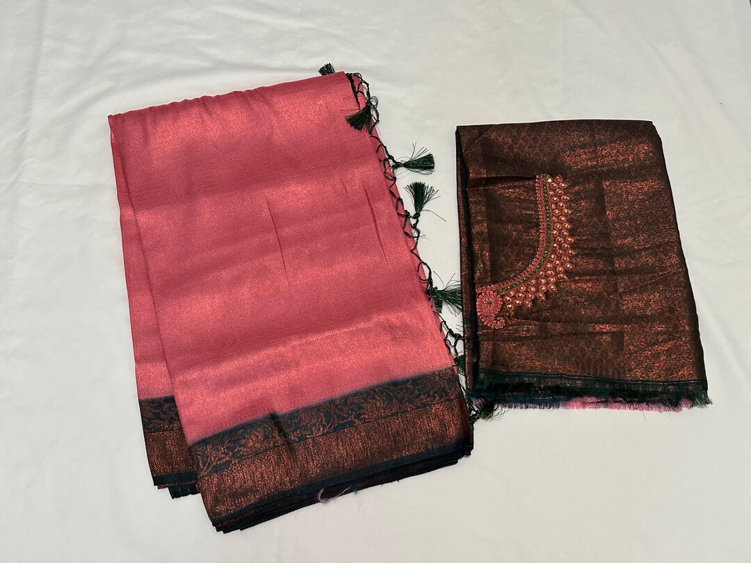 Ethnic Women Kubera Pattu Saree Without Stitched Blouse/ - Etsy