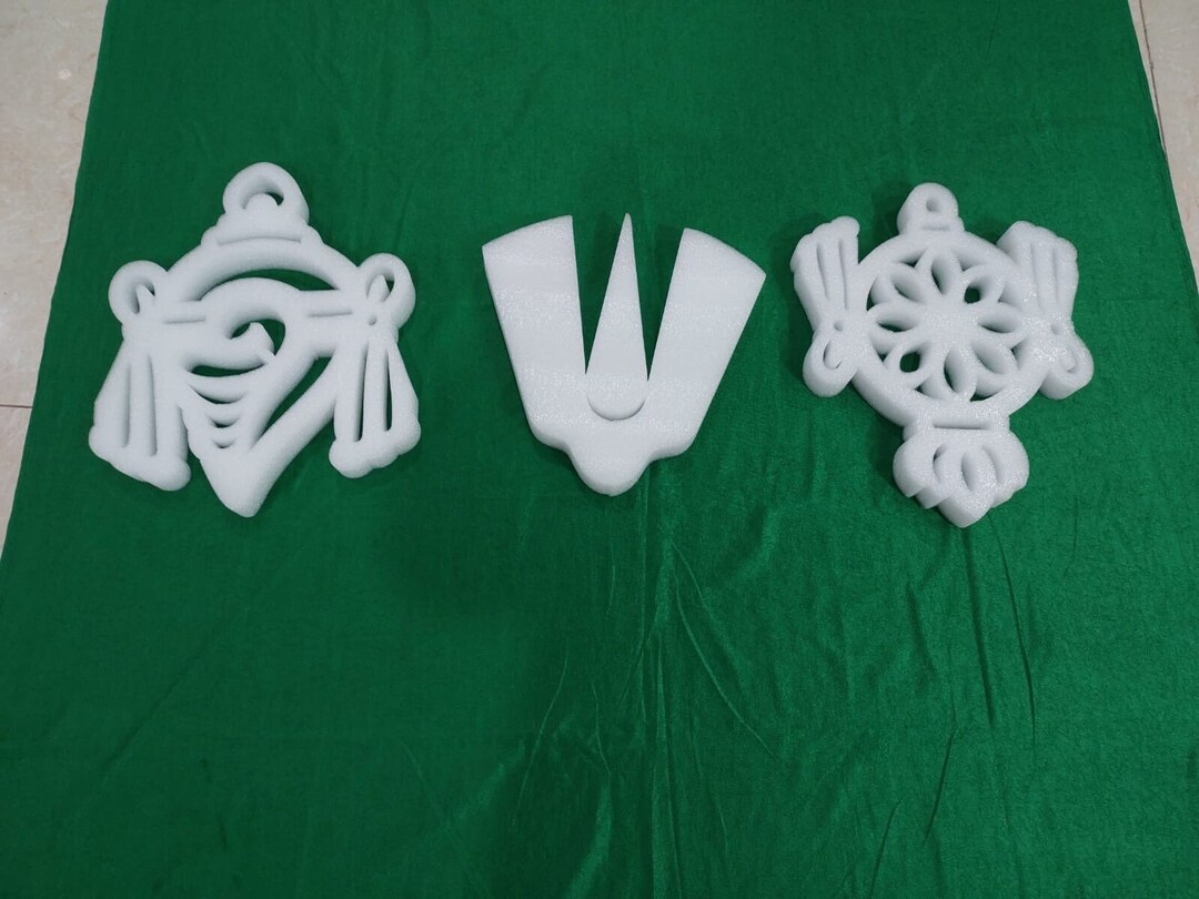 Ethnic Shanku Naama Chakra Foam Wall Decor/ Wall Hangings/ Backdrop ...