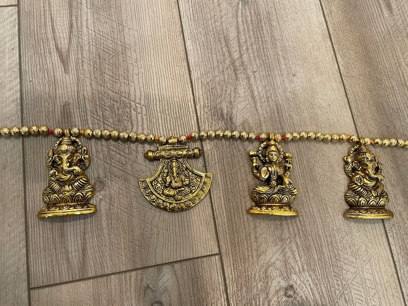 Ethnic Metal Ganesh Laxmi Door Toran/ Door Hanger/ Festive - Etsy