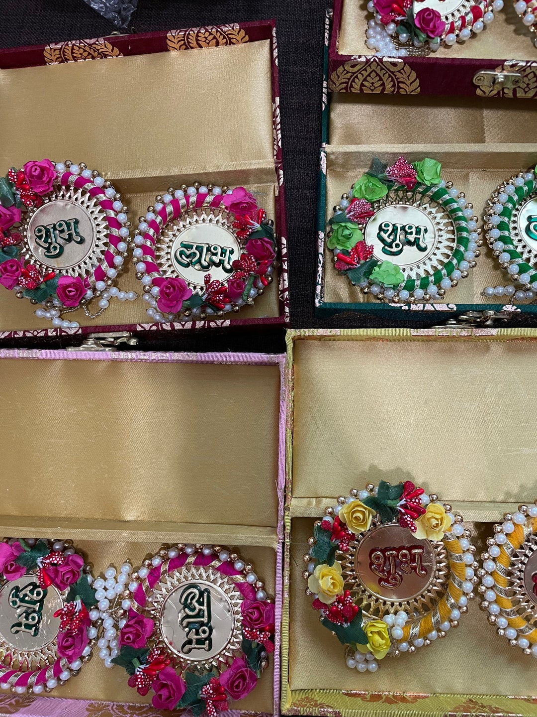 Indian Diwali Gift Box With Shubh Labh Hanging/ Return Gifts/ - Etsy
