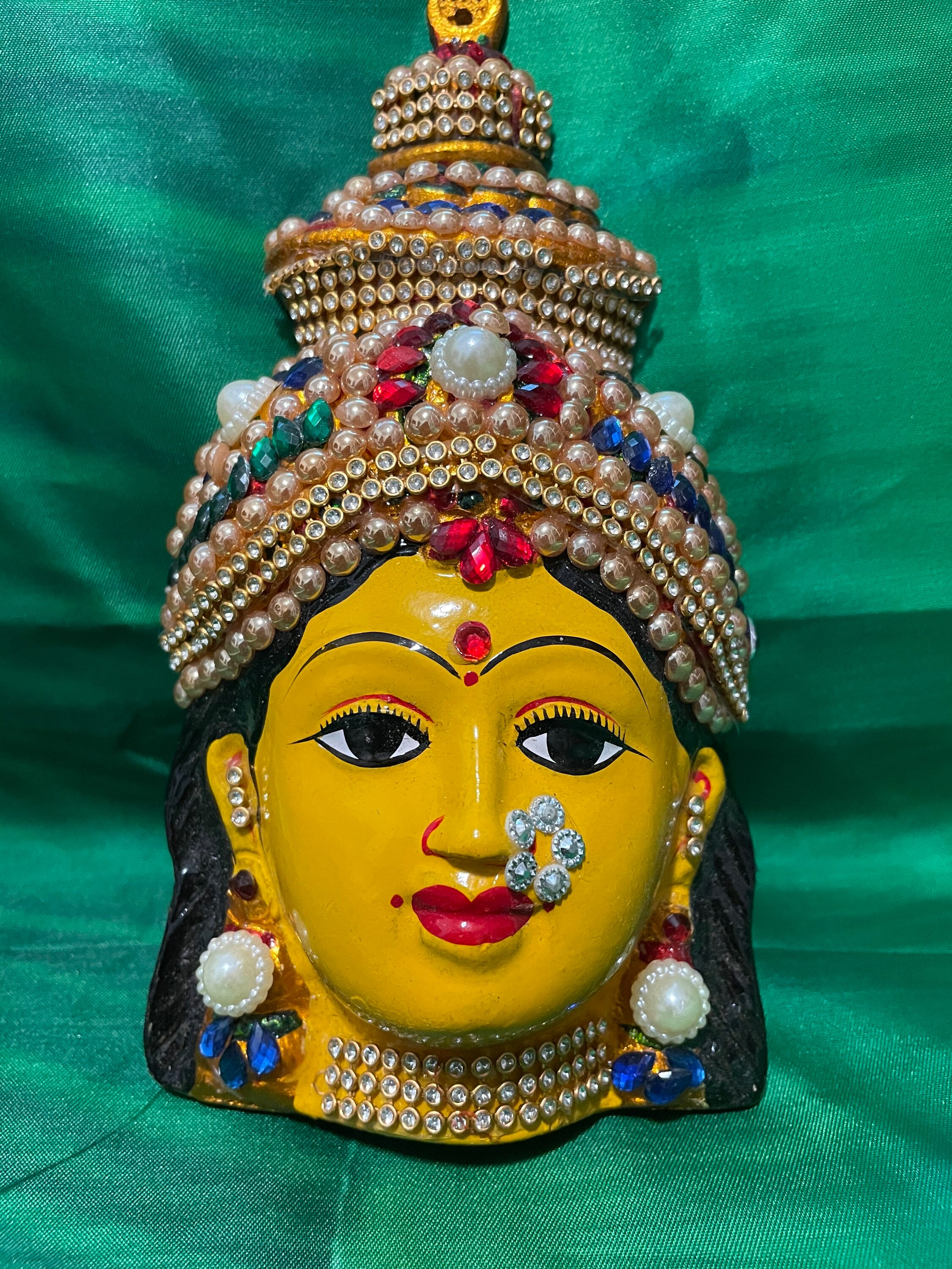 Indian Lakshmi 8 Face/ Gowri Face/ Devi Pooja/ Goddess Face/ - Etsy