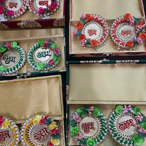 Indian Diwali Gift Box With Shubh Labh Hanging | Return Gifts | Wedding ...