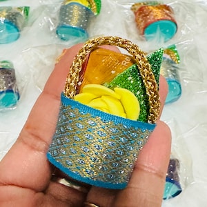 PREORDER: Festive Haldi Kumkum Baskets – Pack of 25 | Pasupu Kumkum ...