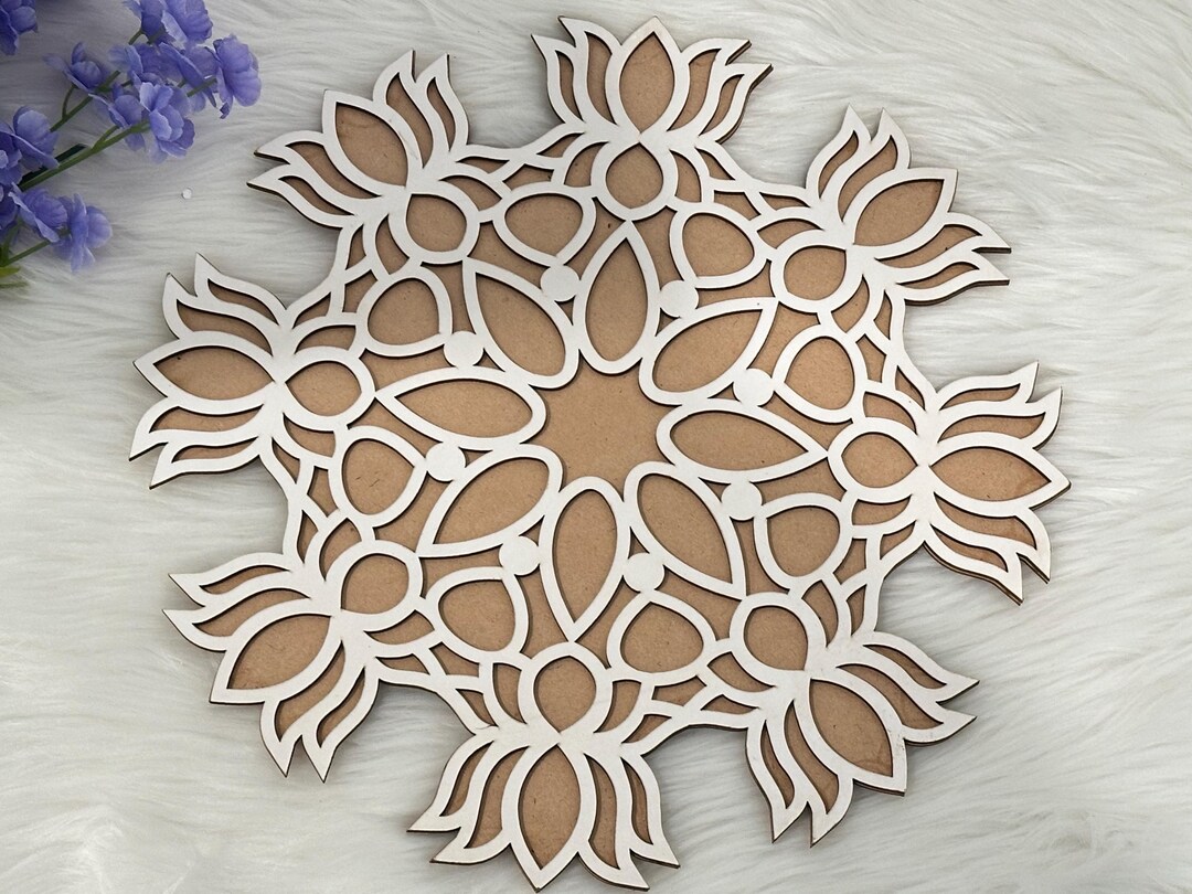 Mdf Rangoli Base 12”/ Rangoli Decoration/ Muggu/ Home Decor/ Entry Way ...