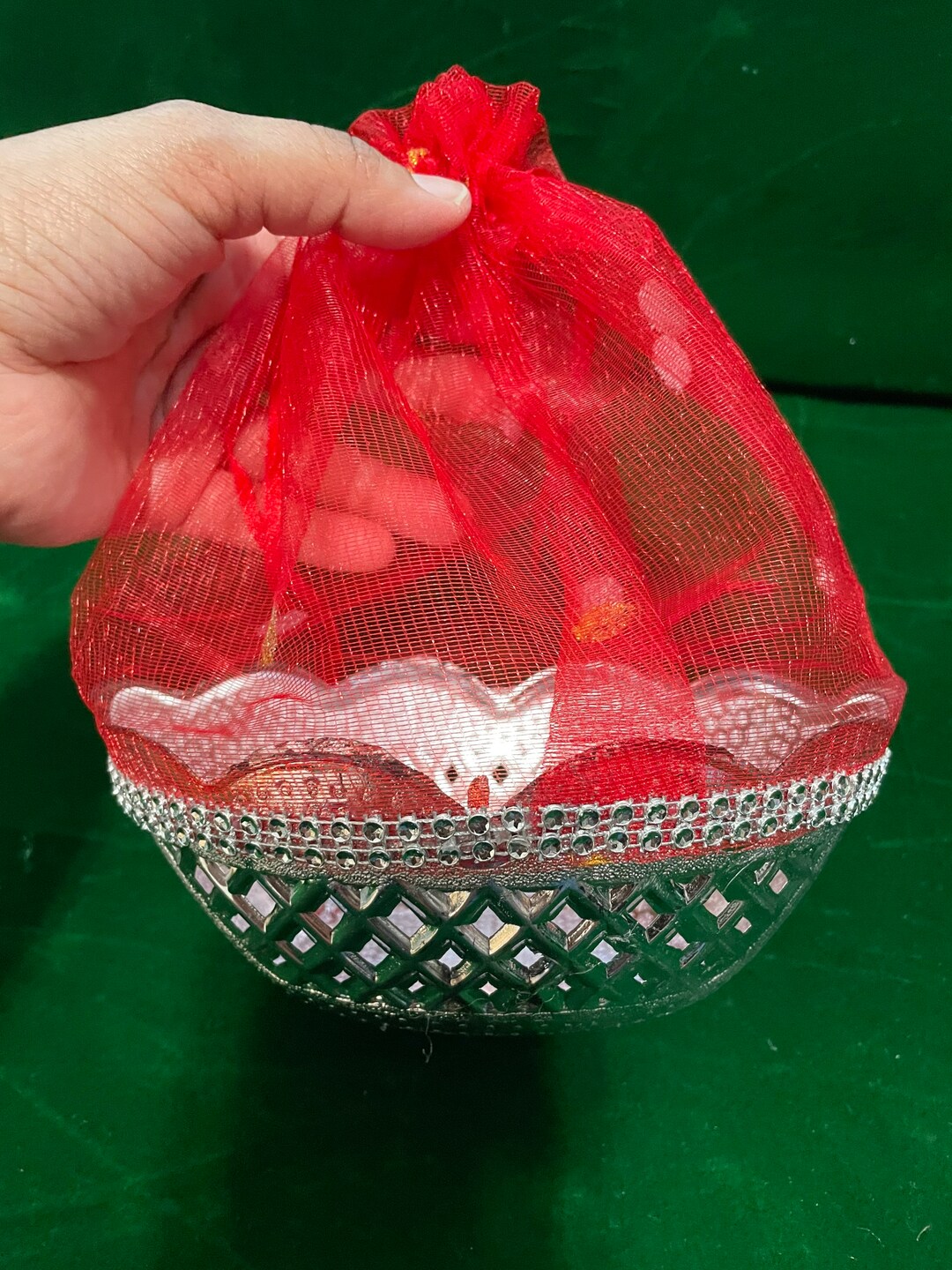 1 Ethnic Acrylic Return Gift Bowl/ Party Wear/ Festive/ Wedding ...