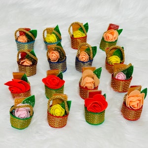 PREORDER: Festive Haldi Kumkum Baskets – Pack of 25 | Pasupu Kumkum ...