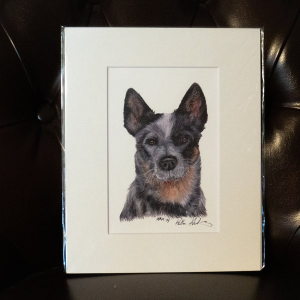 Cattle Dog Art - Etsy
