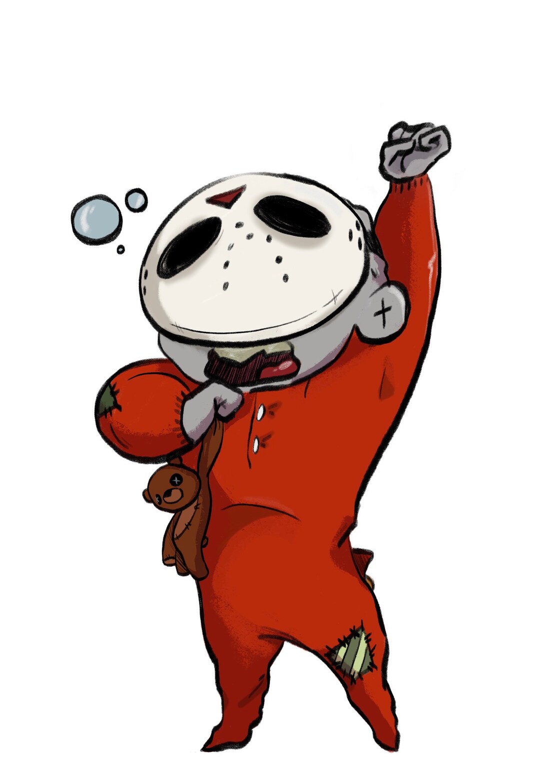 Sleepy Jason Sticker - Etsy