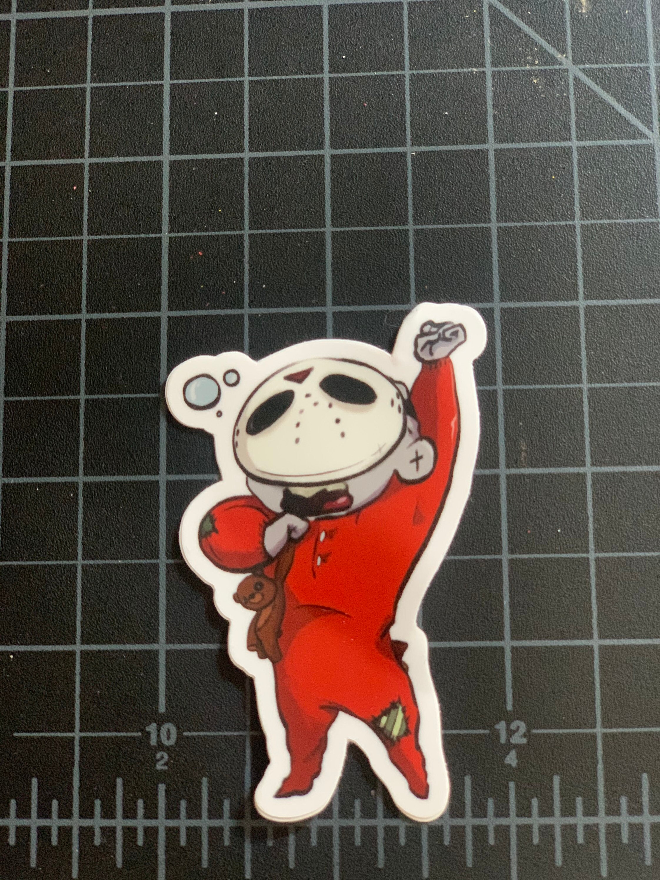 Sleepy Jason Sticker - Etsy