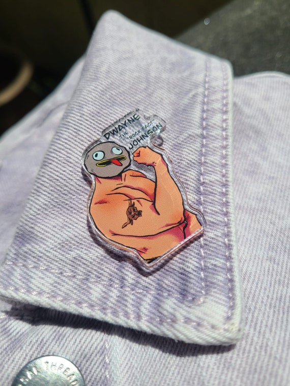 Dwayne the Rock Fact Johnson Pin - Etsy