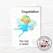 Tooth Fairy Card for Boy or Girl, Lost Tooth Card, Congratulations You ...