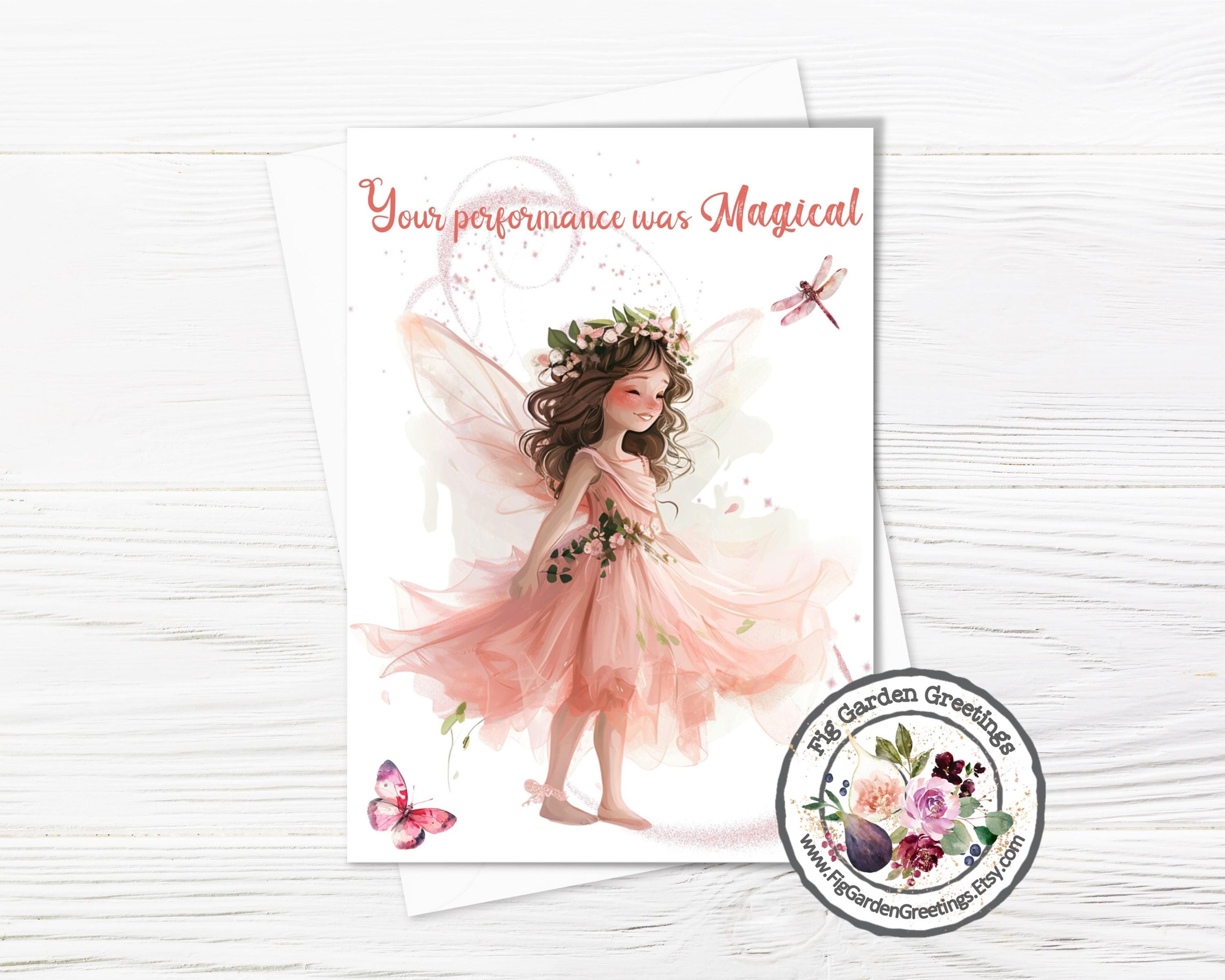 Dance Recital Card, Congratulations Card, Your Performance Was Magical ...