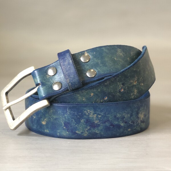 Distressed Belt - Etsy