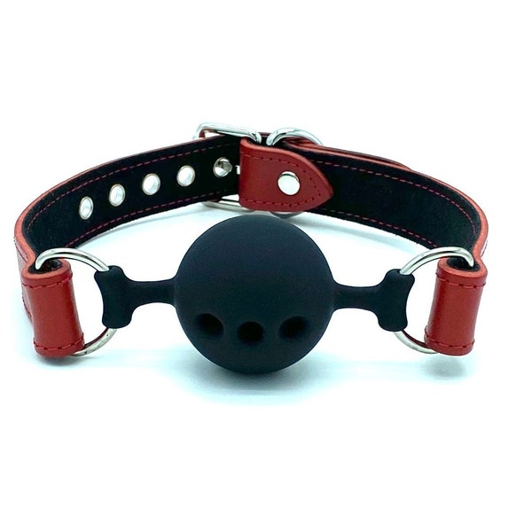 Leather Gag Etsy