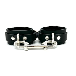 Handmade Handcuffs, ARYA, Bondage Leather Cuffs for Submissive, Premium ...