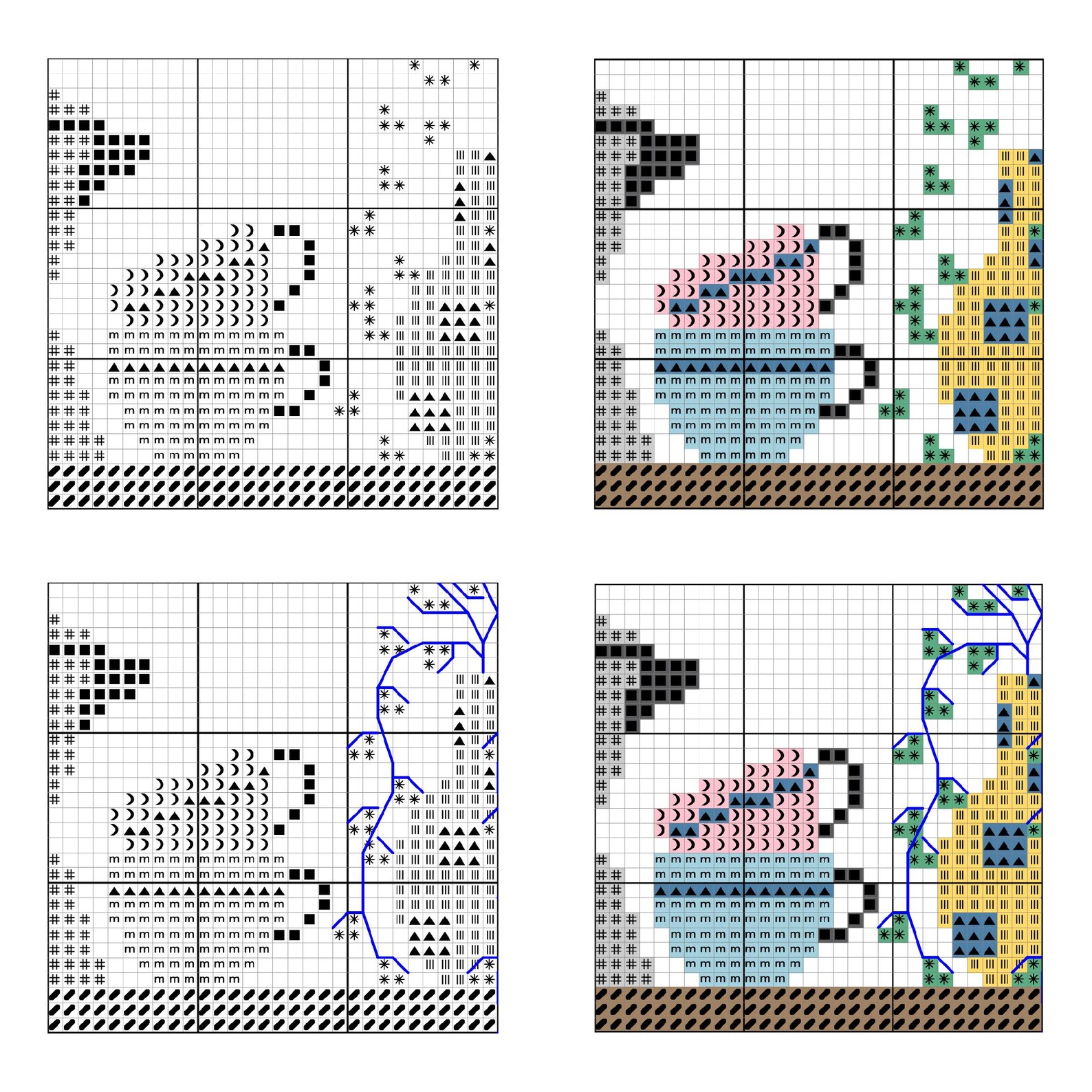 Cozy Kitchen Counted Cross Stitch Pattern, Kitchen Shelves, Cooking ...