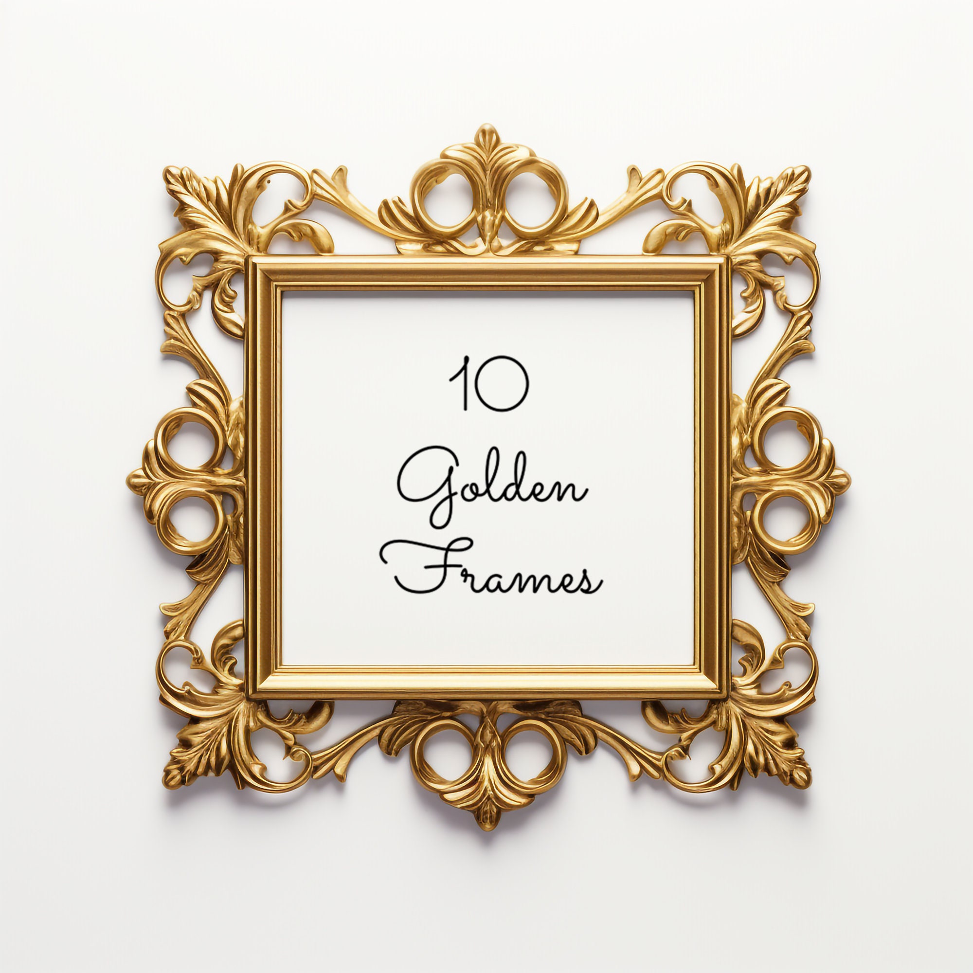 Square Gold Picture Frame